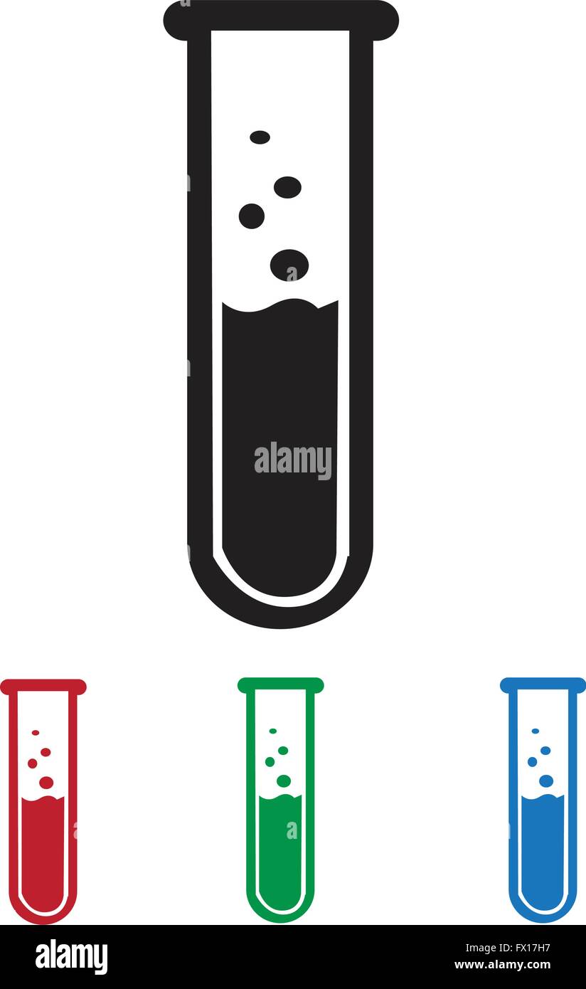 Lab Tube Icon Stock Vector Image & Art - Alamy