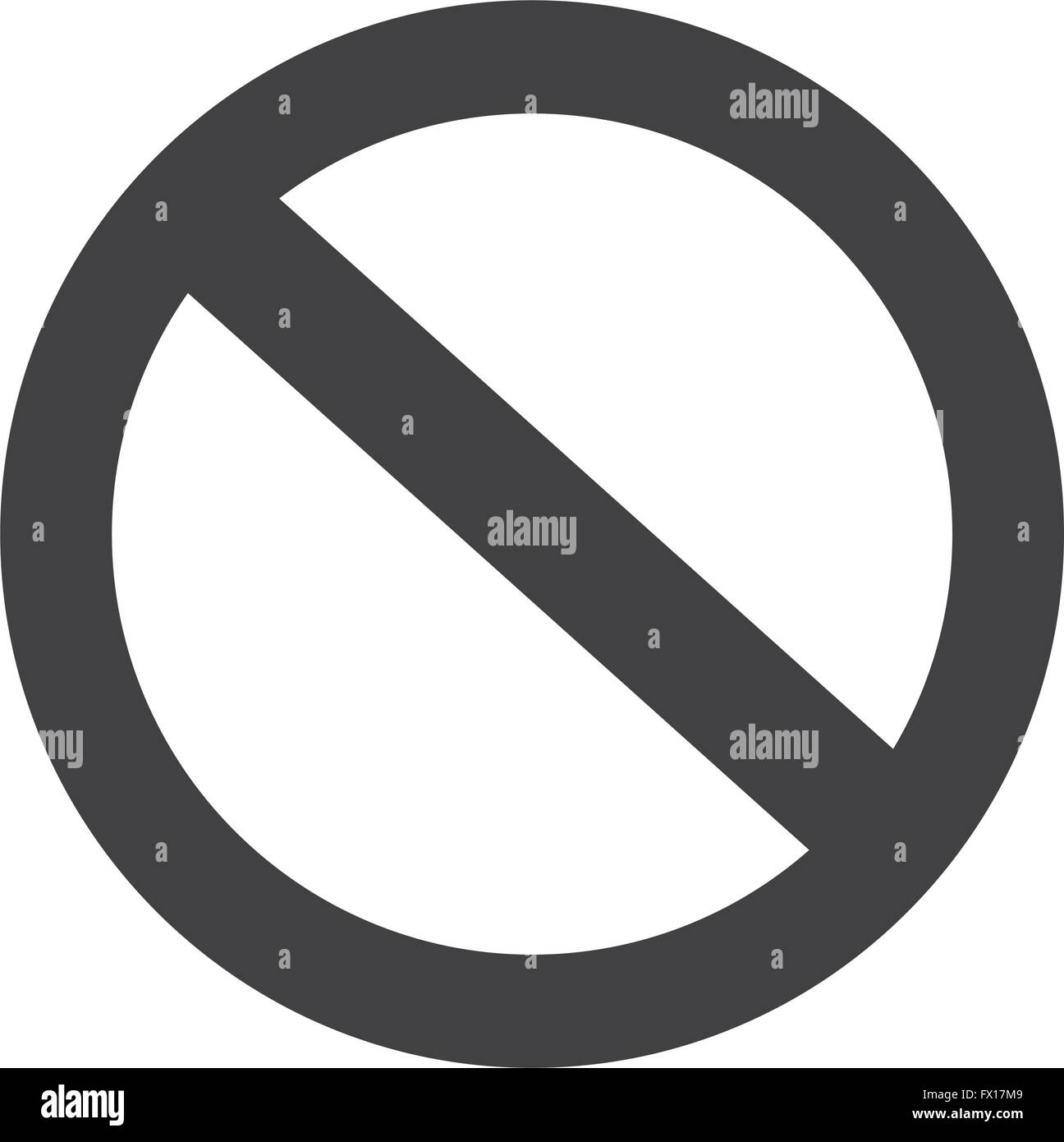 blank ban Symbol icon Stock Vector Image & Art - Alamy