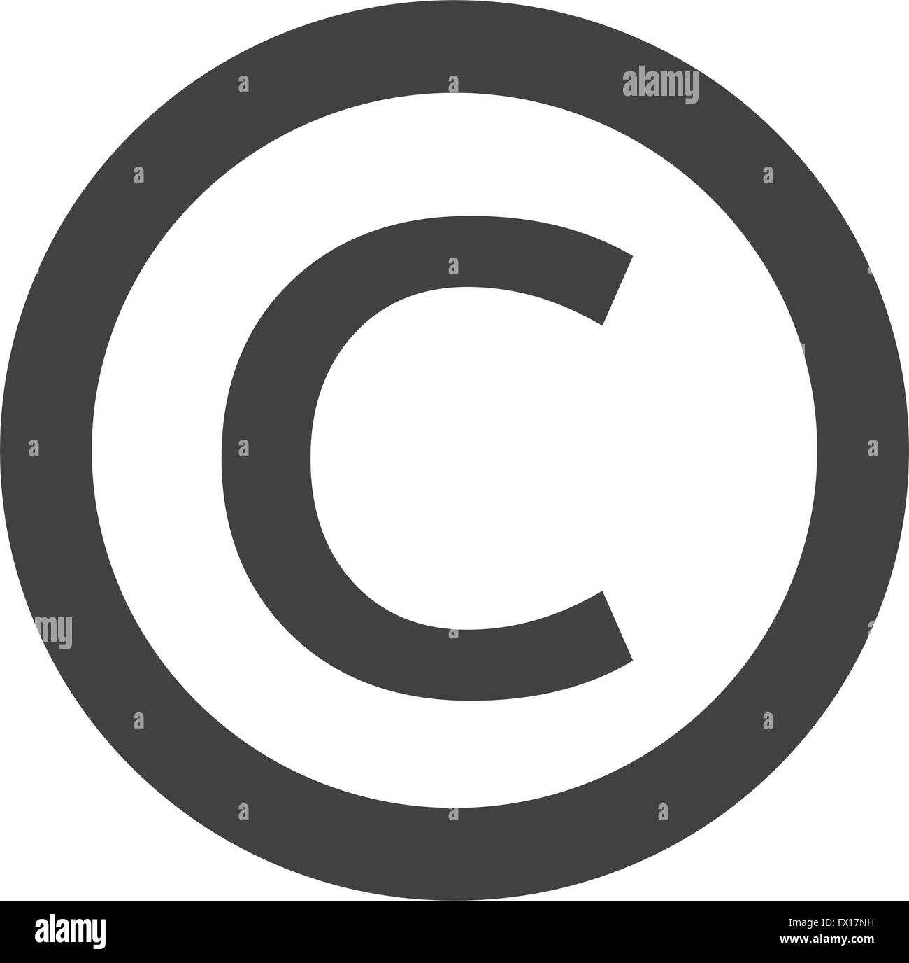 copyright symbol icon Stock Vector Image & Art - Alamy