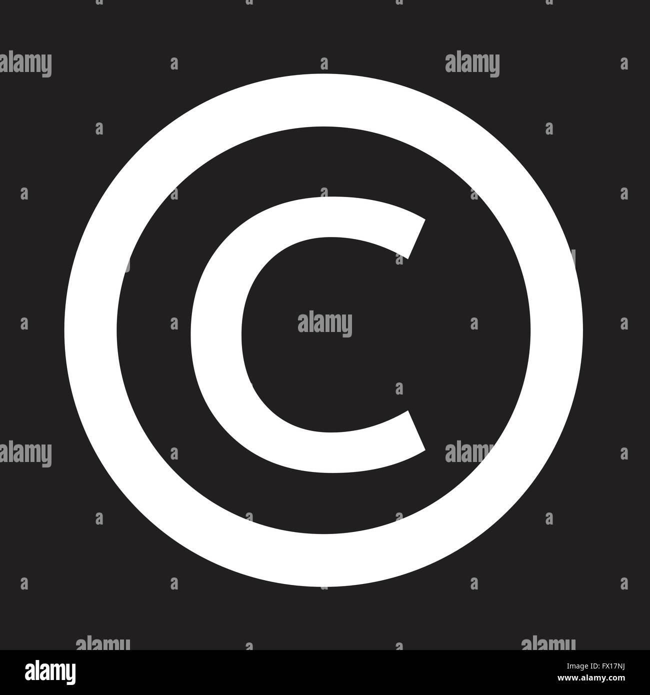 copyright symbol icon Stock Vector Image & Art - Alamy