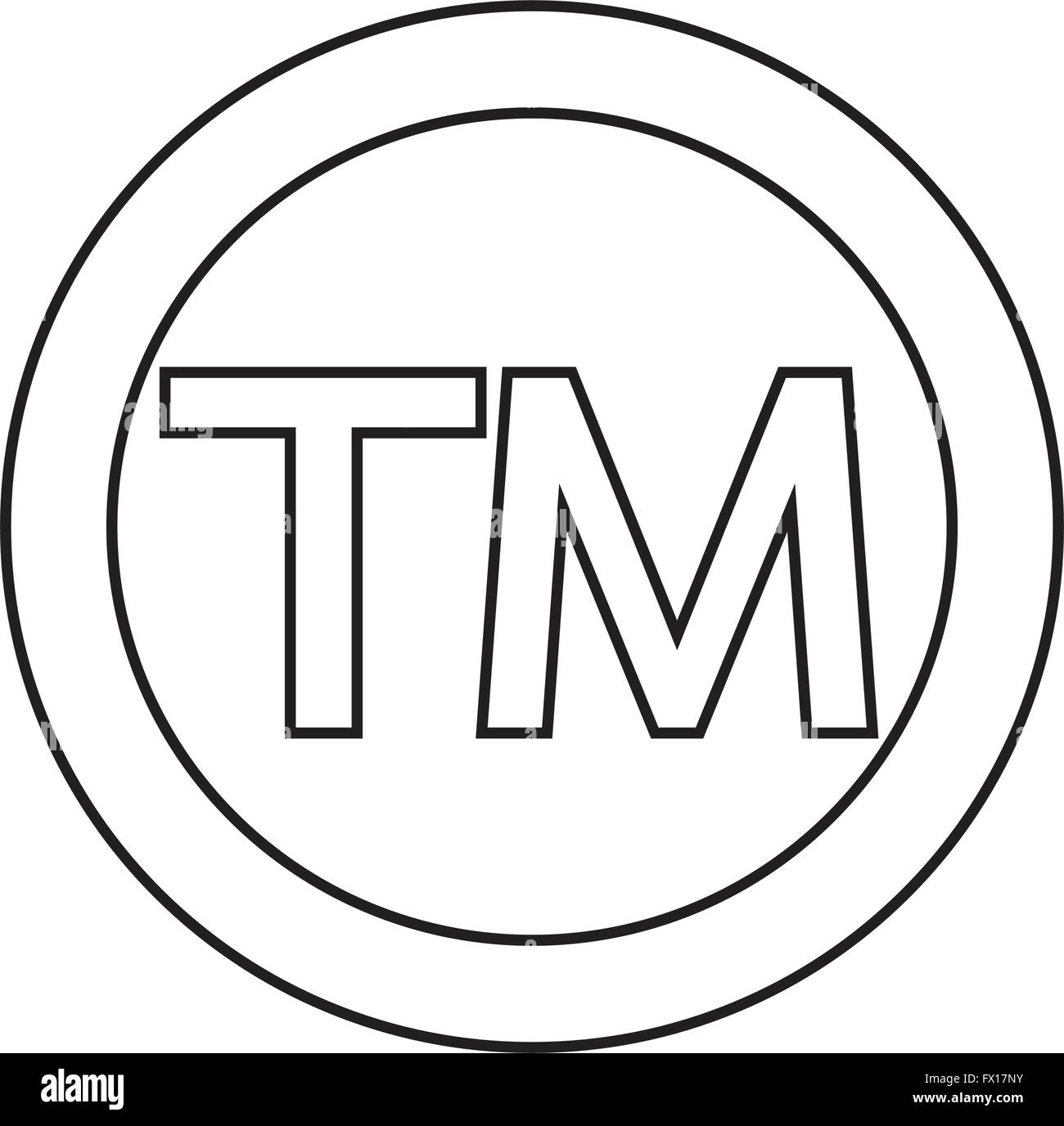 Trademark Symbol Icon Stock Vector Image & Art - Alamy