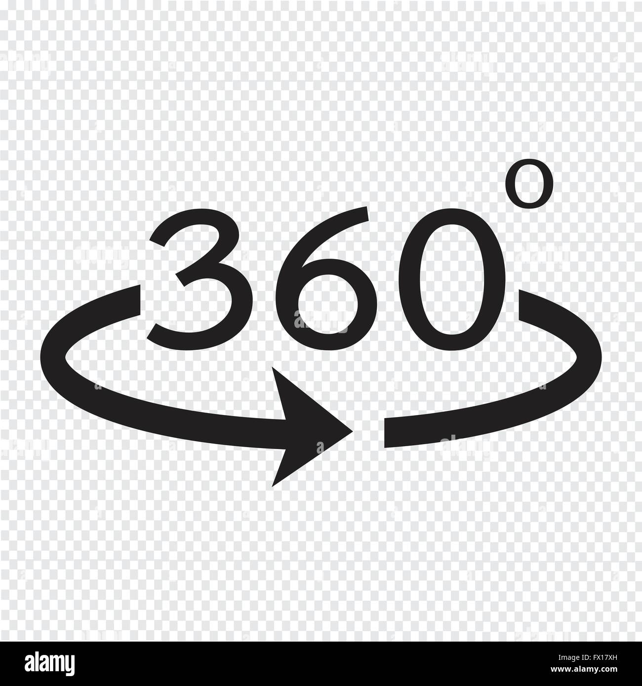Angle 360 degrees icon Stock Vector Image & Art - Alamy