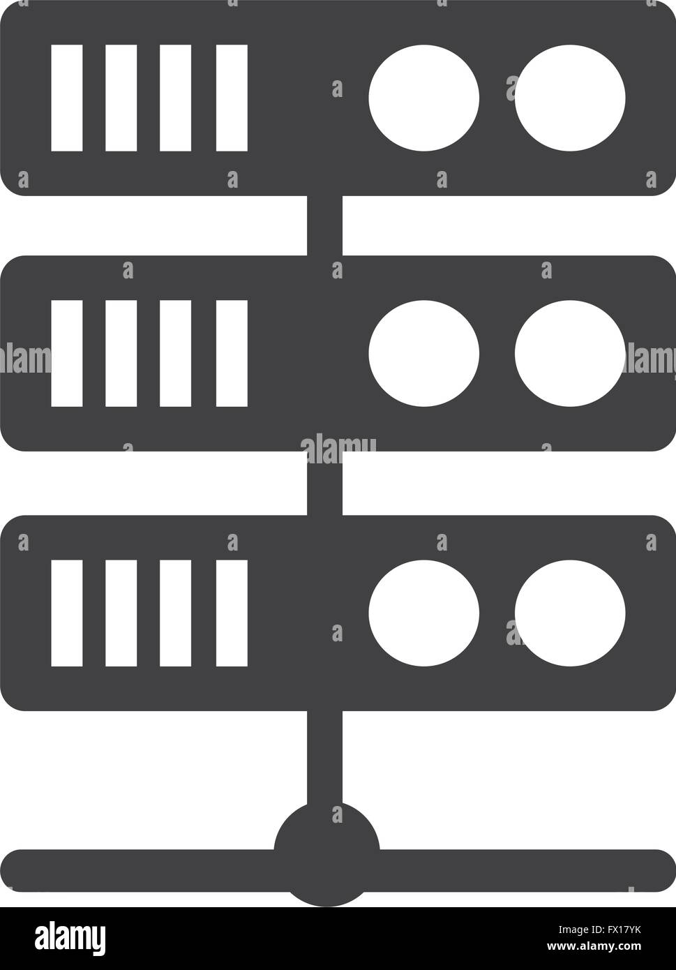 Computer Server Icon Stock Vector Image & Art - Alamy