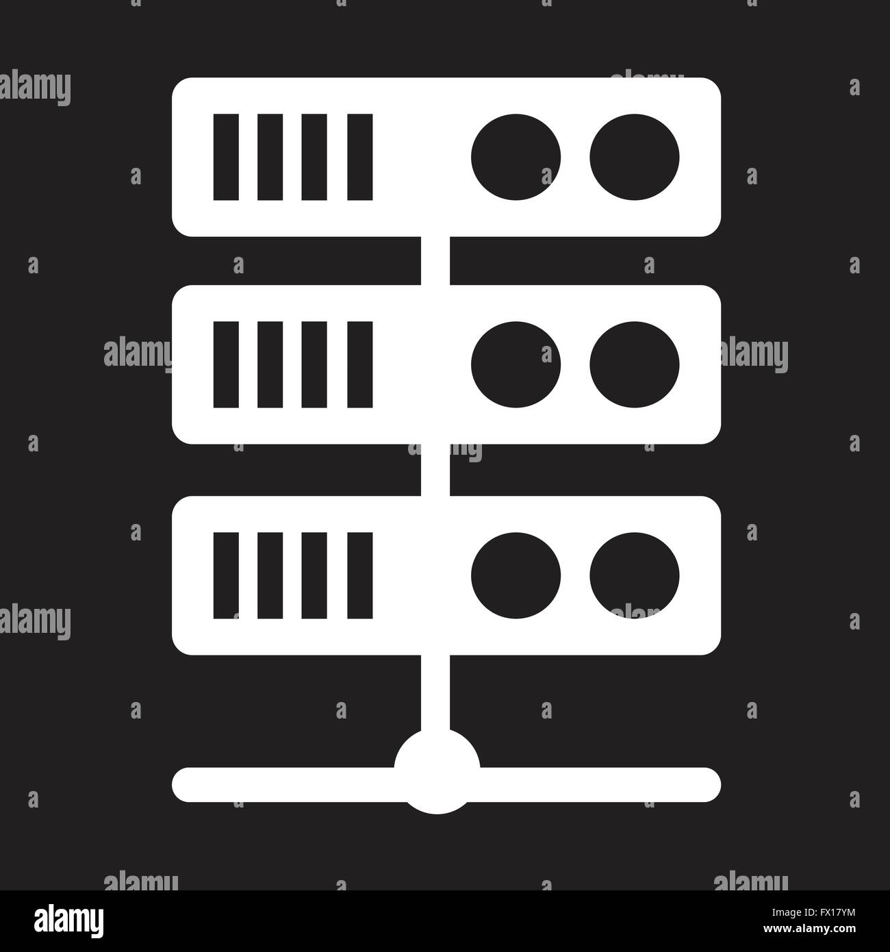 Computer Server Icon Stock Vector Image & Art - Alamy