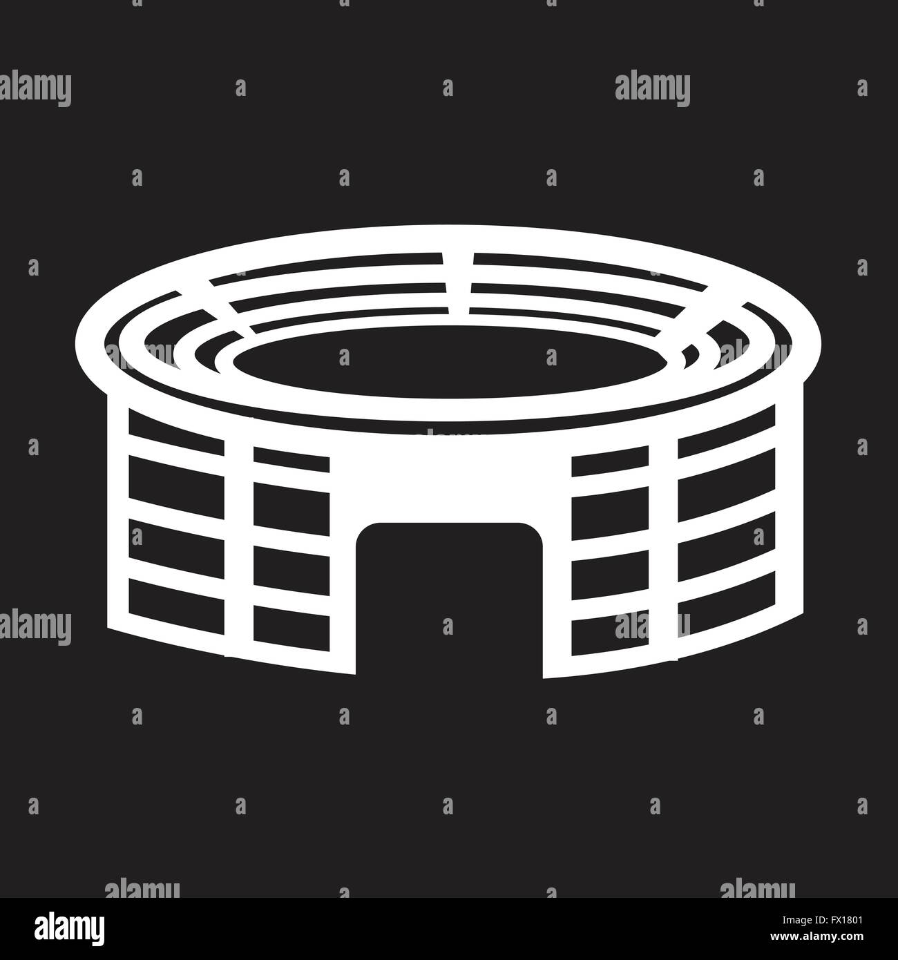 Stadium icon Stock Vector Image & Art - Alamy