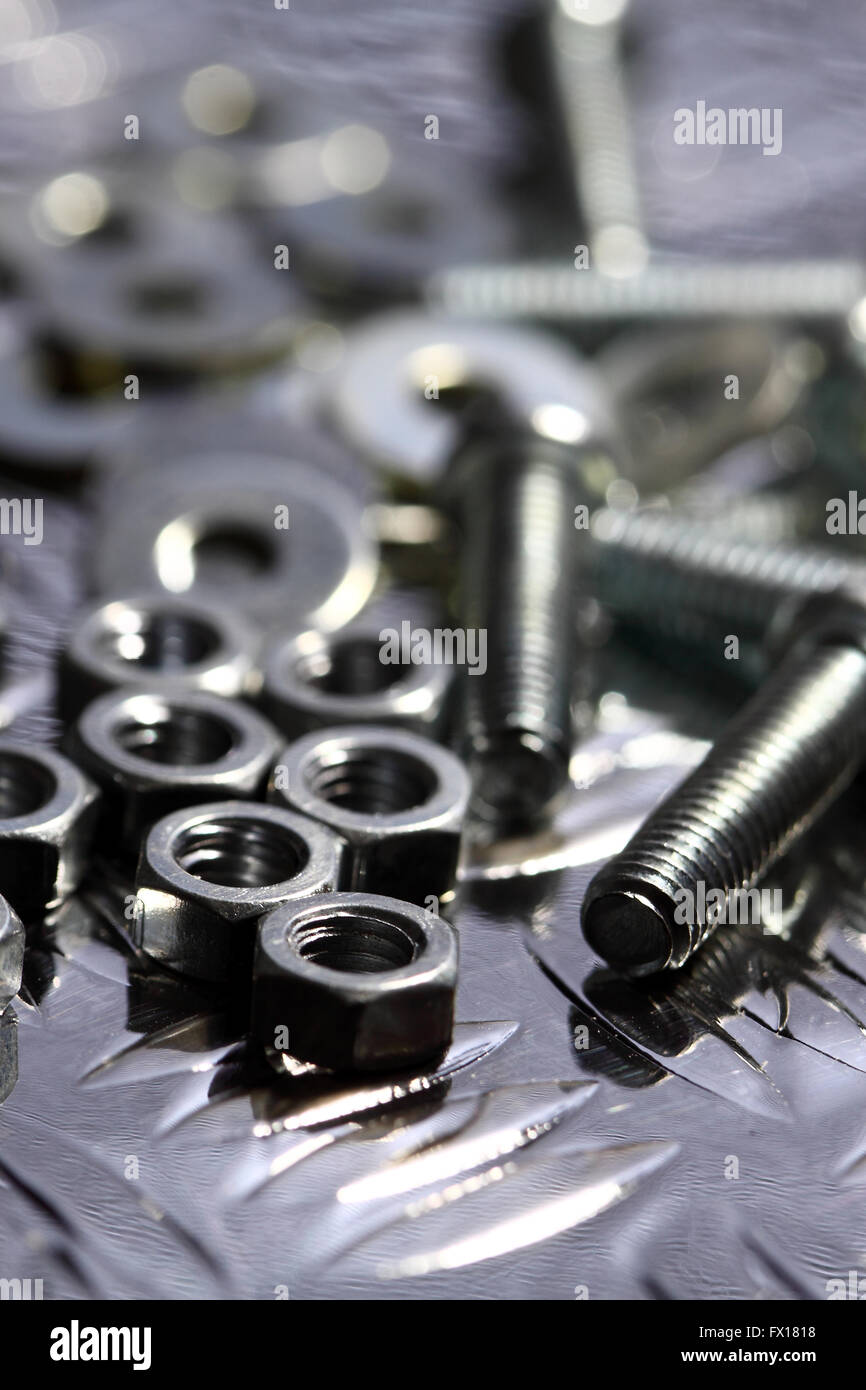 Nuts bolts washers hi-res stock photography and images - Alamy