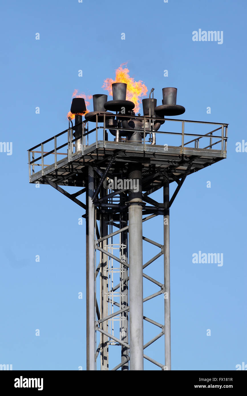 Gas terminal pipeline Stock Photo - Alamy