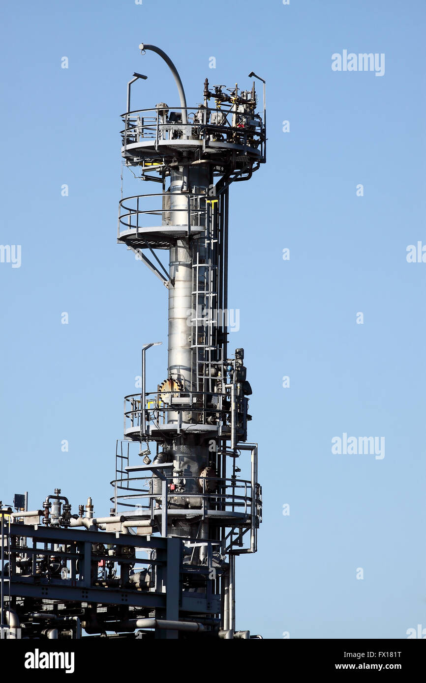 Gas terminal pipeline Stock Photo - Alamy
