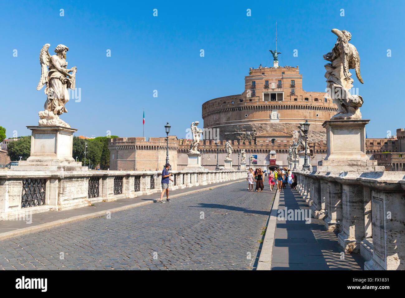 Angelo bridge sculpture hi-res stock photography and images - Alamy