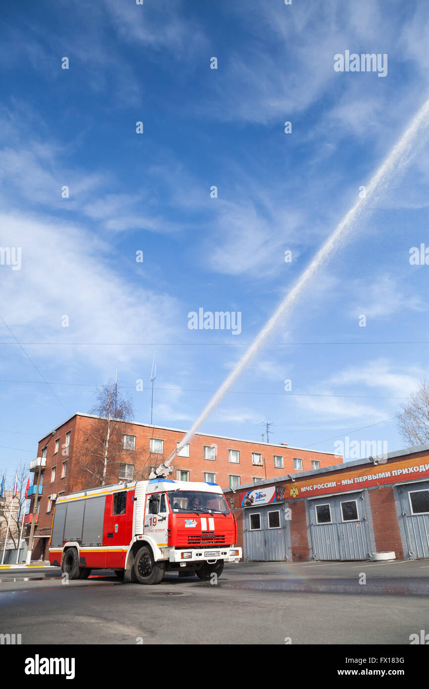 Russian Firetruck High Resolution Stock Photography and Images - Alamy