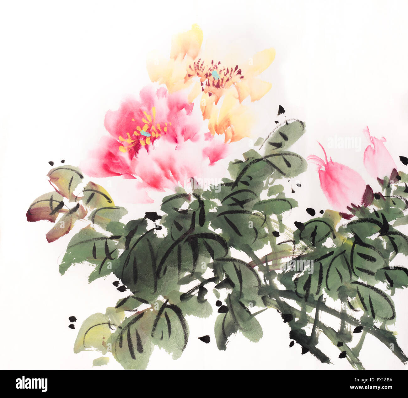 Chinese paper flower hi-res stock photography and images - Alamy
