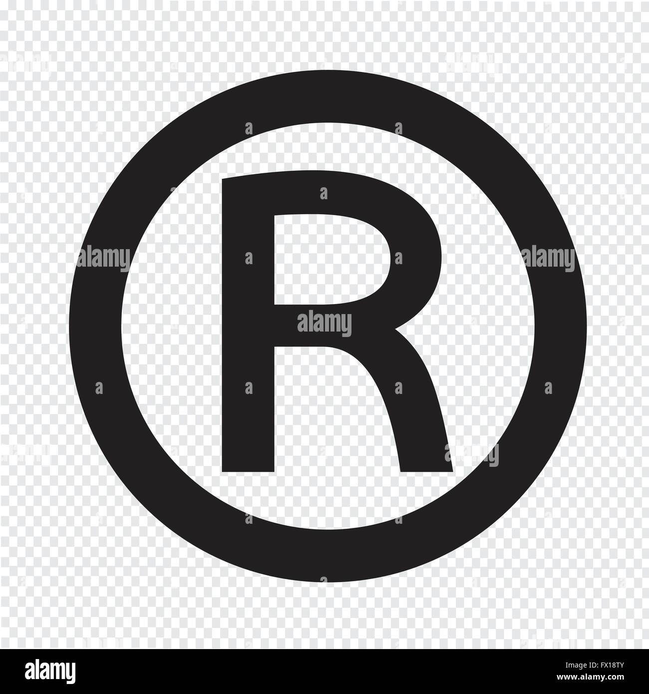 Registered Trademark icon Stock Vector Image & Art - Alamy