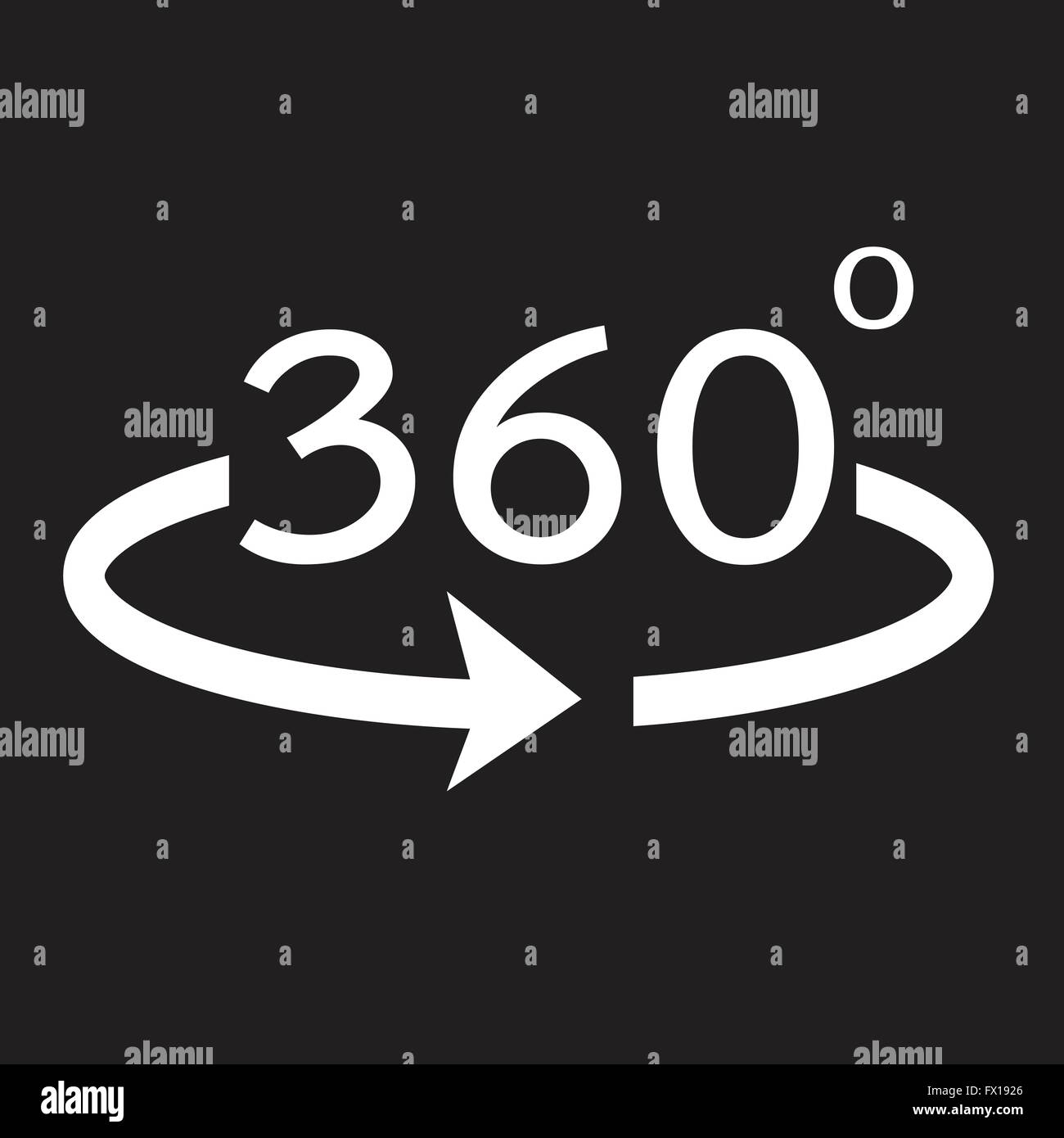 Angle 360 degrees icon Stock Vector Image & Art - Alamy