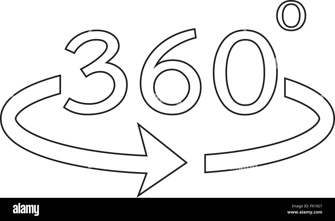 Angle 360 degrees icon Stock Vector Image & Art - Alamy