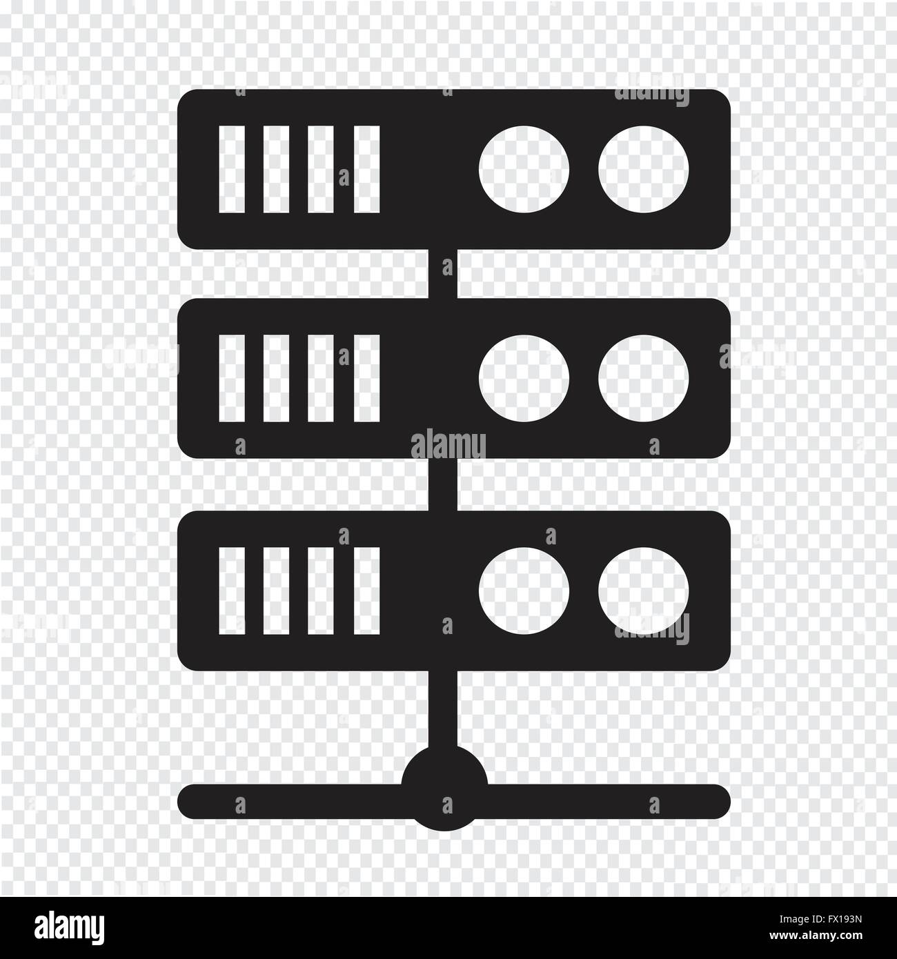 Computer Server Icon Stock Vector Image & Art - Alamy