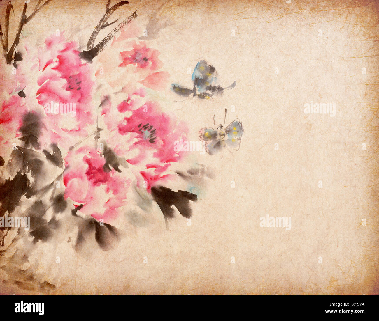 Ink wash painting hi-res stock photography and images - Alamy