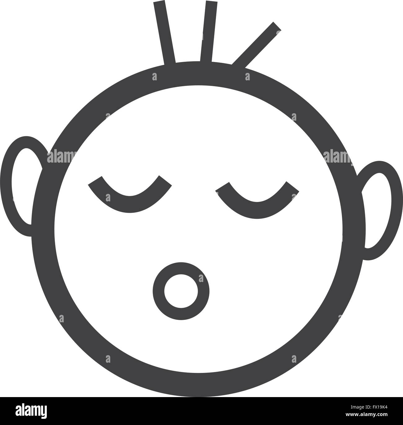 baby sleeping icon Stock Vector Image & Art - Alamy