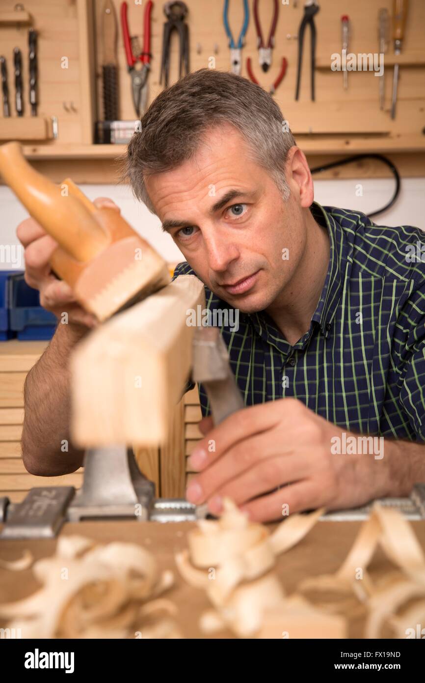 Man planing hi-res stock photography and images - Alamy