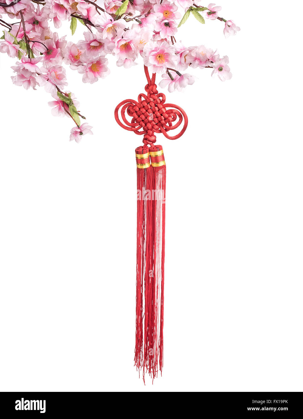 Traditional chinese knot,mean good bless Stock Photo - Alamy