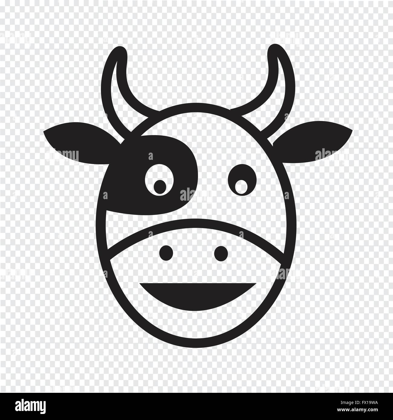 Cow head icon Stock Vector Image & Art - Alamy