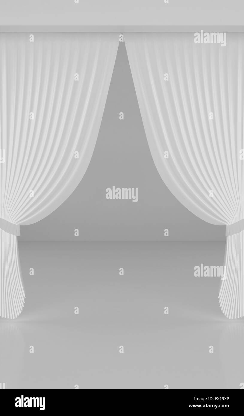 White curtains background hi-res stock photography and images - Alamy