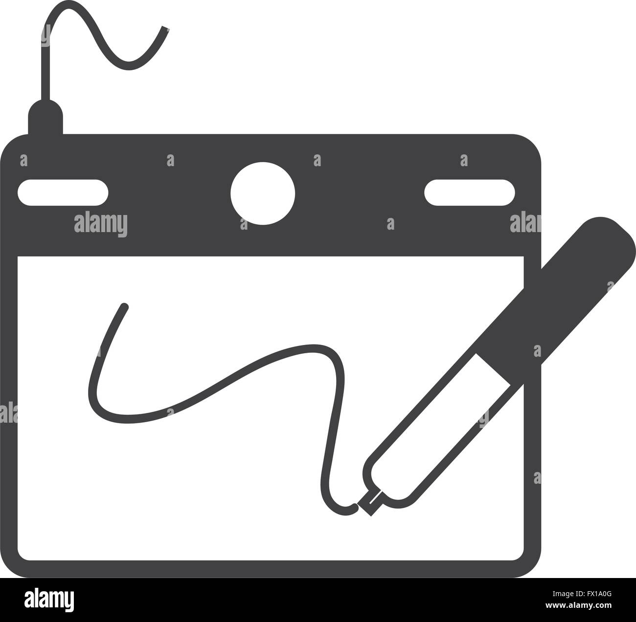 Digital Drawing Board icon Stock Vector Image & Art - Alamy