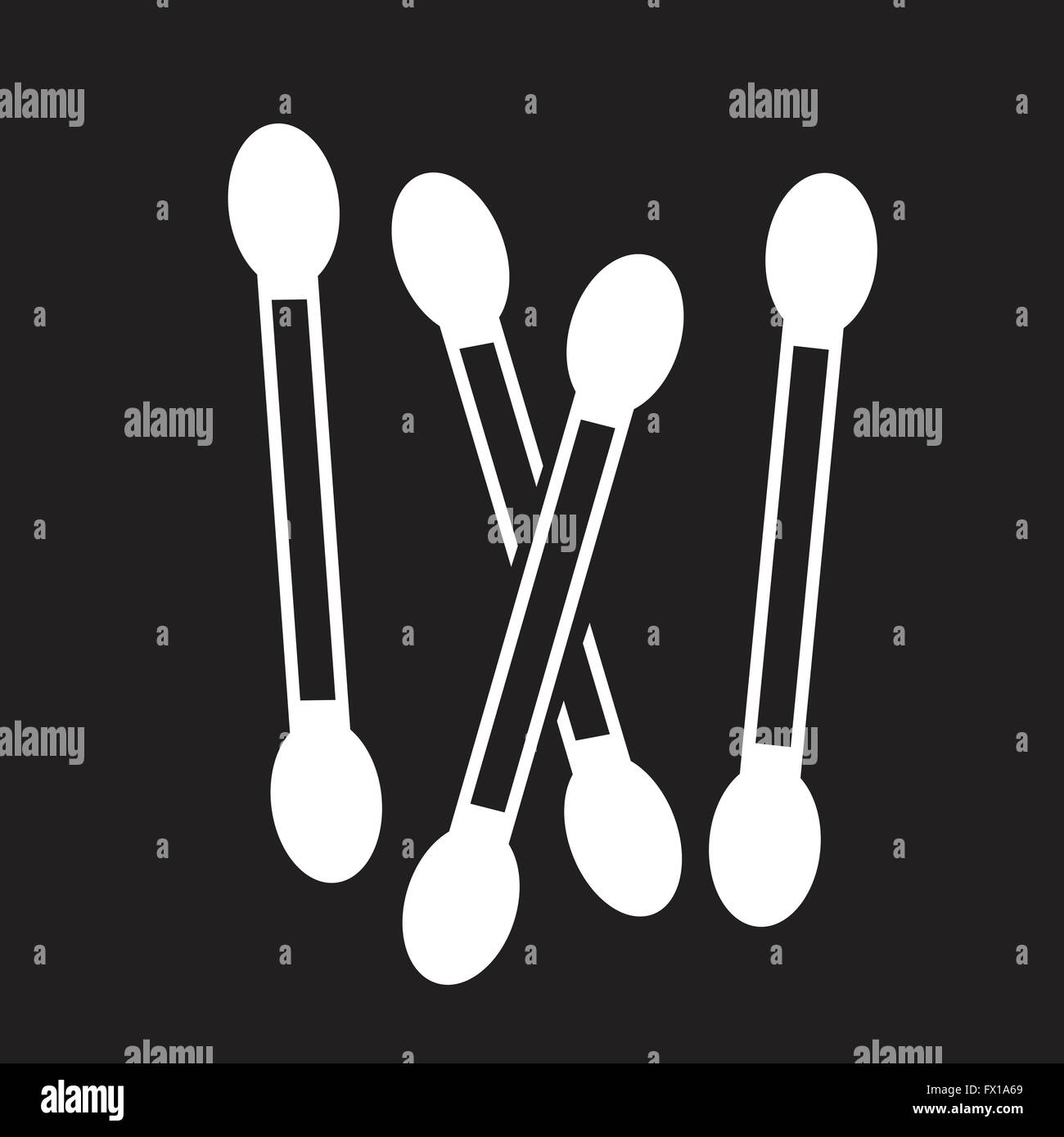Cotton swab icon Stock Vector Image & Art - Alamy