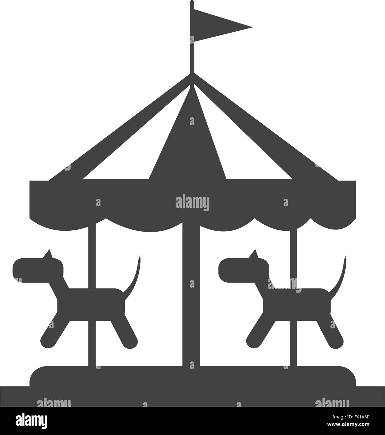 merry go round icon Stock Vector Image & Art - Alamy