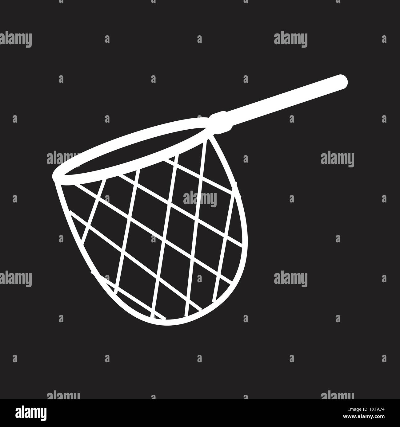 fishing hunting net icon Stock Vector Image & Art - Alamy