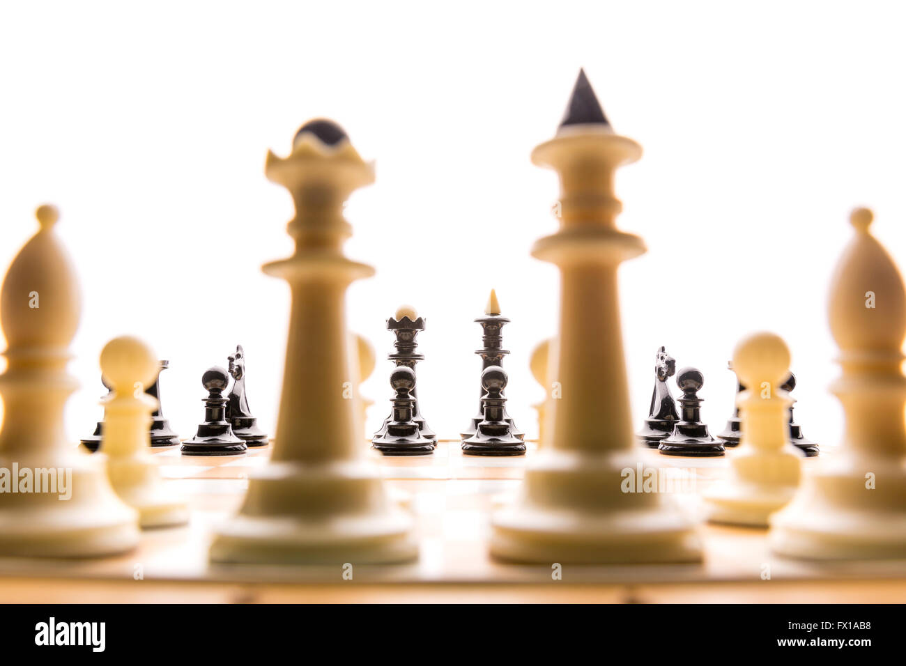 Many chess figures hi-res stock photography and images - Alamy