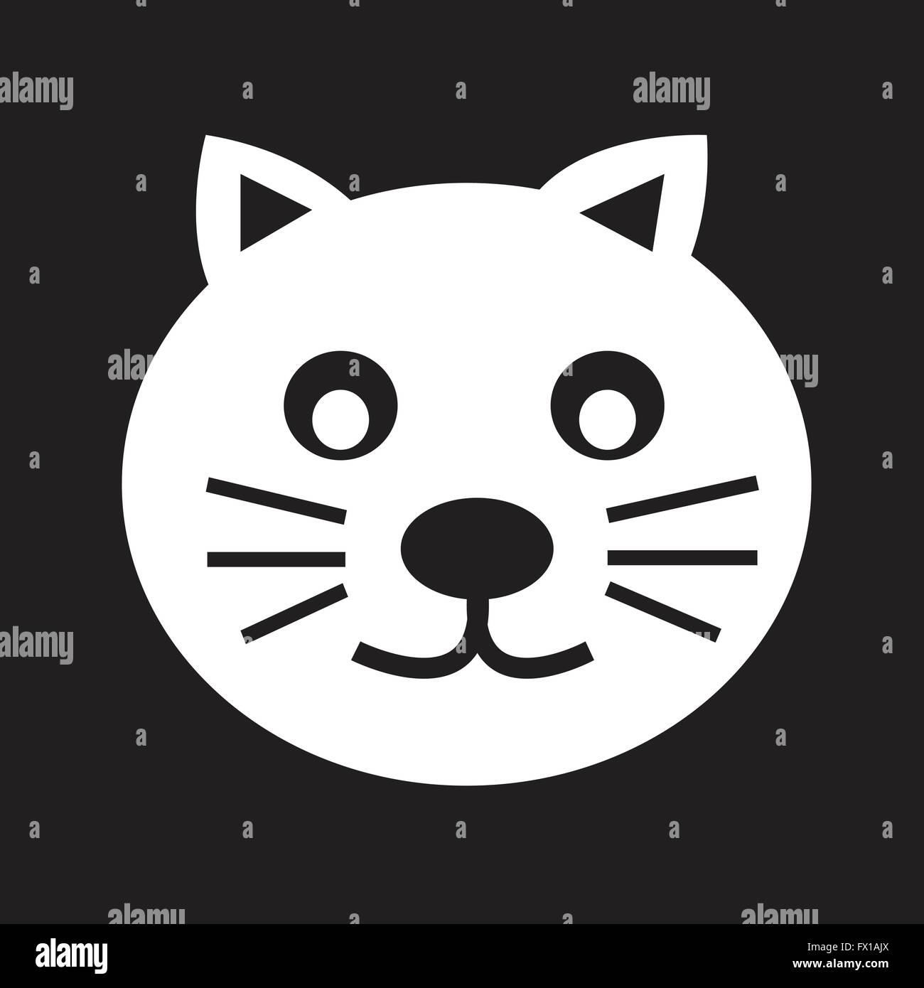 cat icon Stock Vector Art & Illustration, Vector Image: 102063218 - Alamy