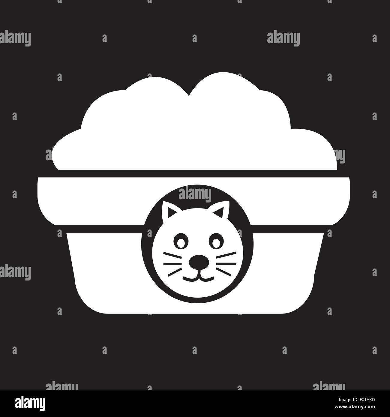 Pet cat food icon Stock Vector Image & Art - Alamy