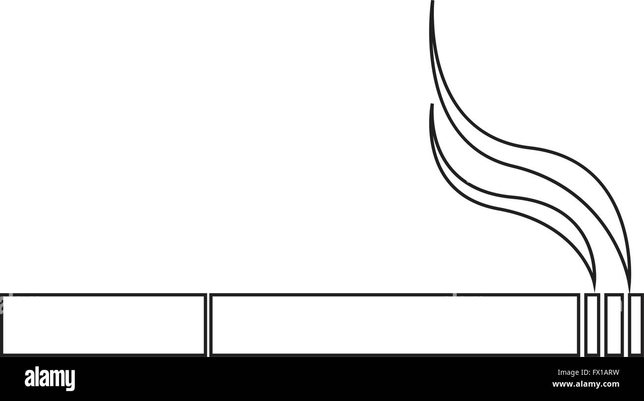 Cigarette fire hazard Stock Vector Images - Alamy