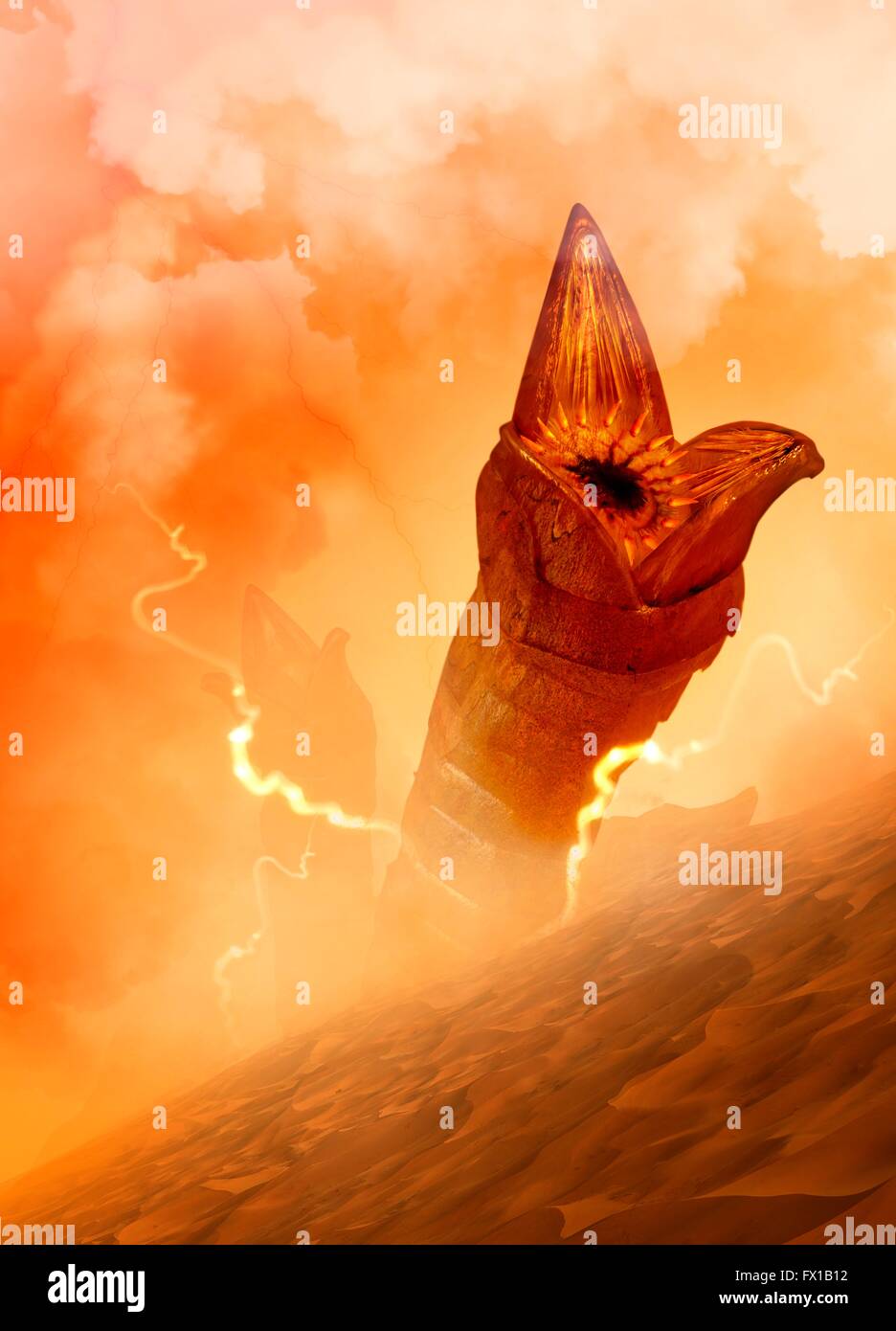 Sandworm illustration hi-res stock photography and images - Alamy