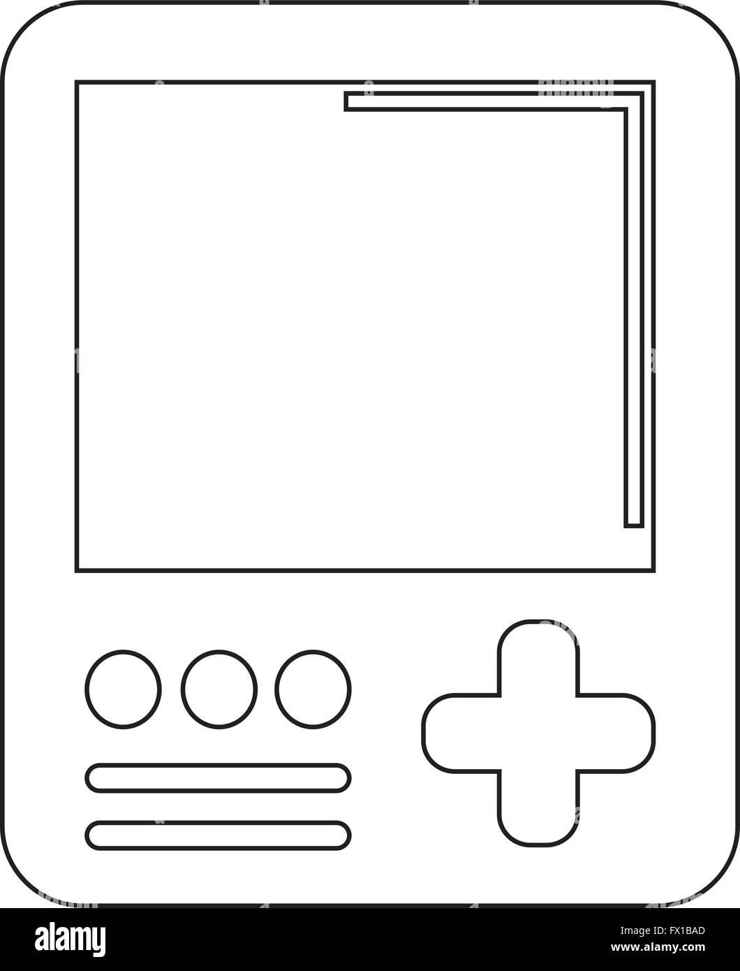 Handheld game console icon Stock Vector Image & Art - Alamy