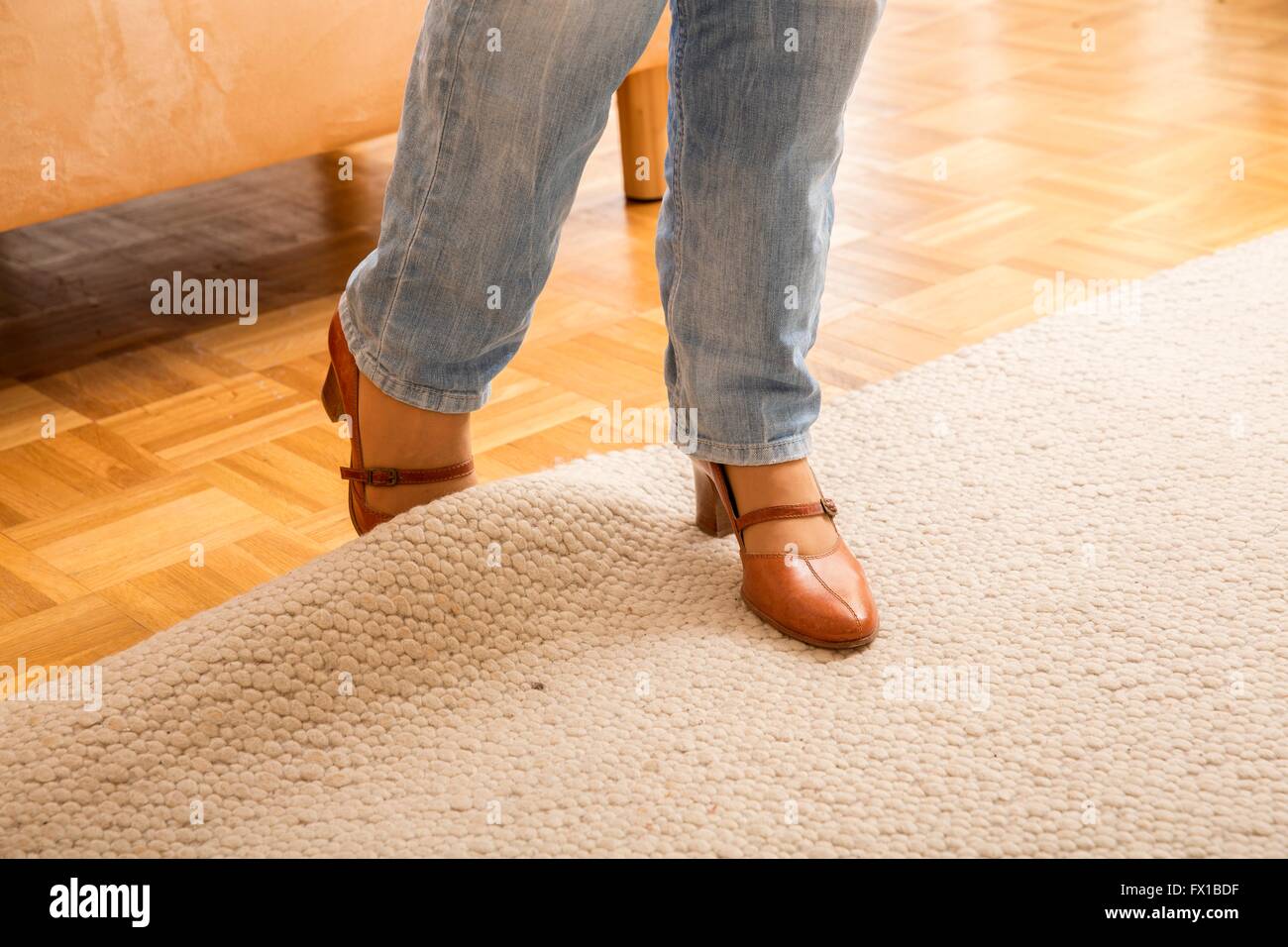 Carpet Woman High Resolution Stock Photography and Images - Alamy
