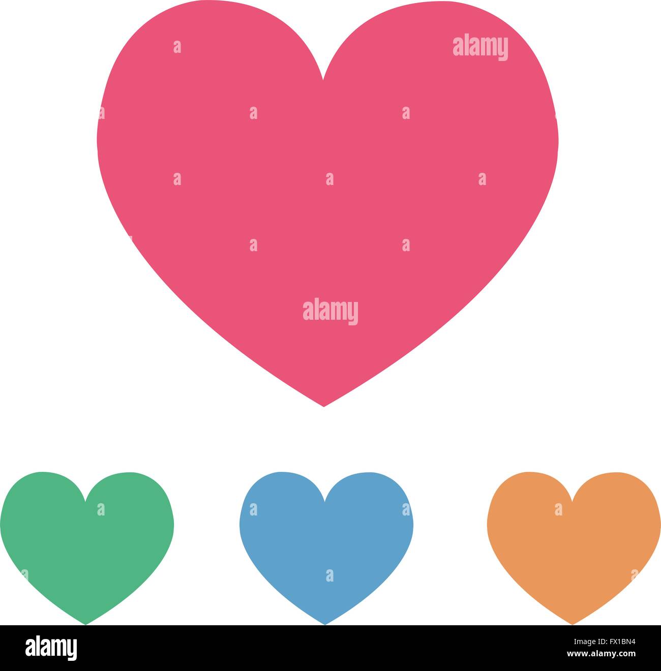 Love Heart icon Stock Vector Image & Art - Alamy