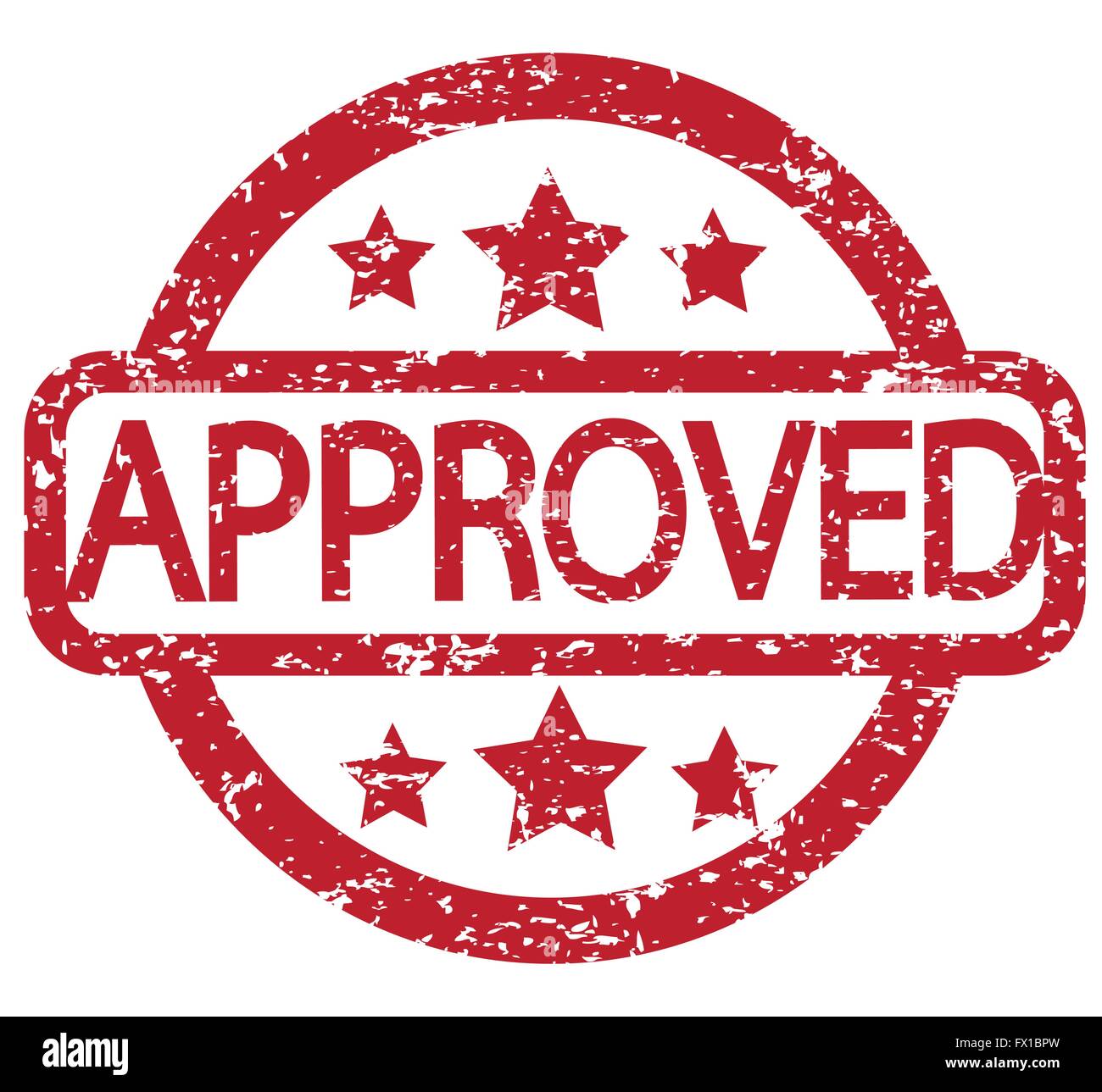 stamp approved with red text Stock Vector Image & Art - Alamy