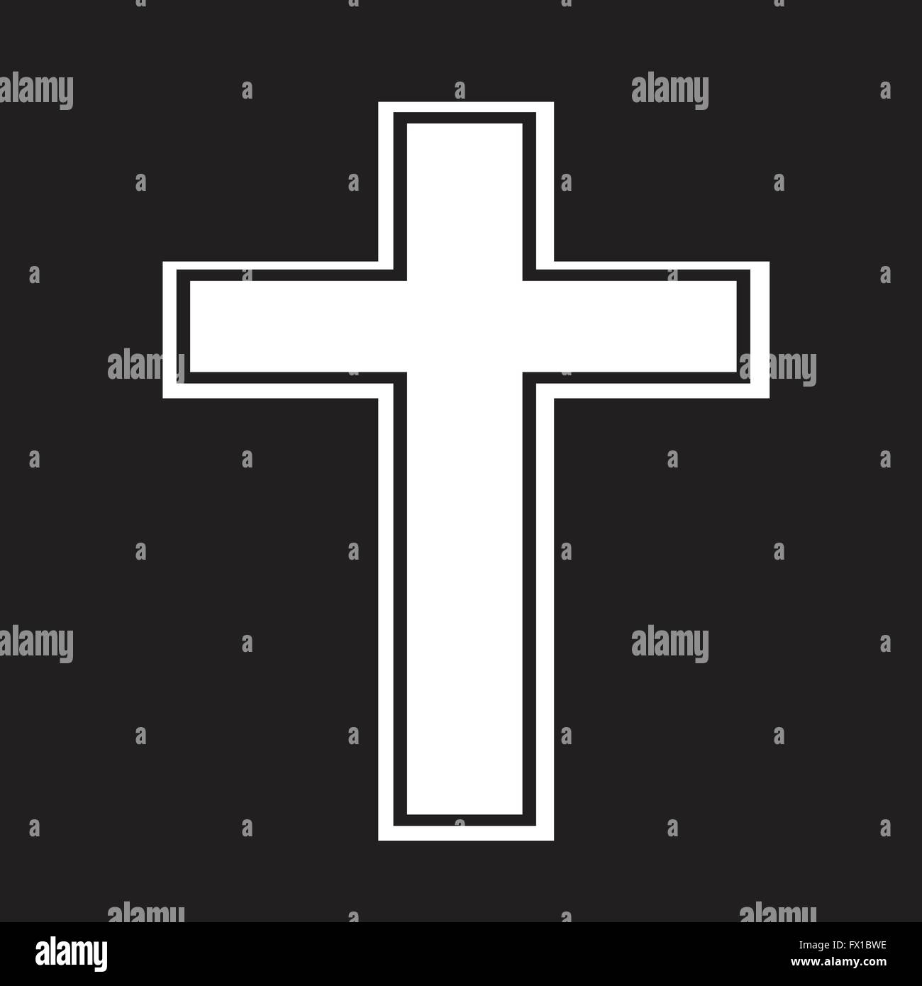 Religion cross icon Stock Vector Image & Art - Alamy