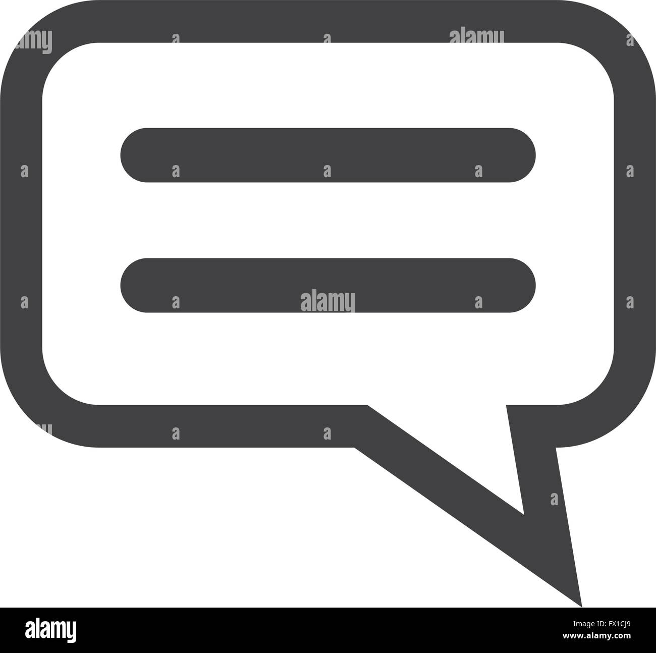 talking bubble chat icon Stock Vector Image & Art - Alamy