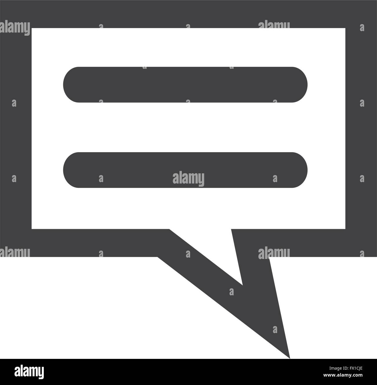 talking bubble chat icon Stock Vector Image & Art - Alamy