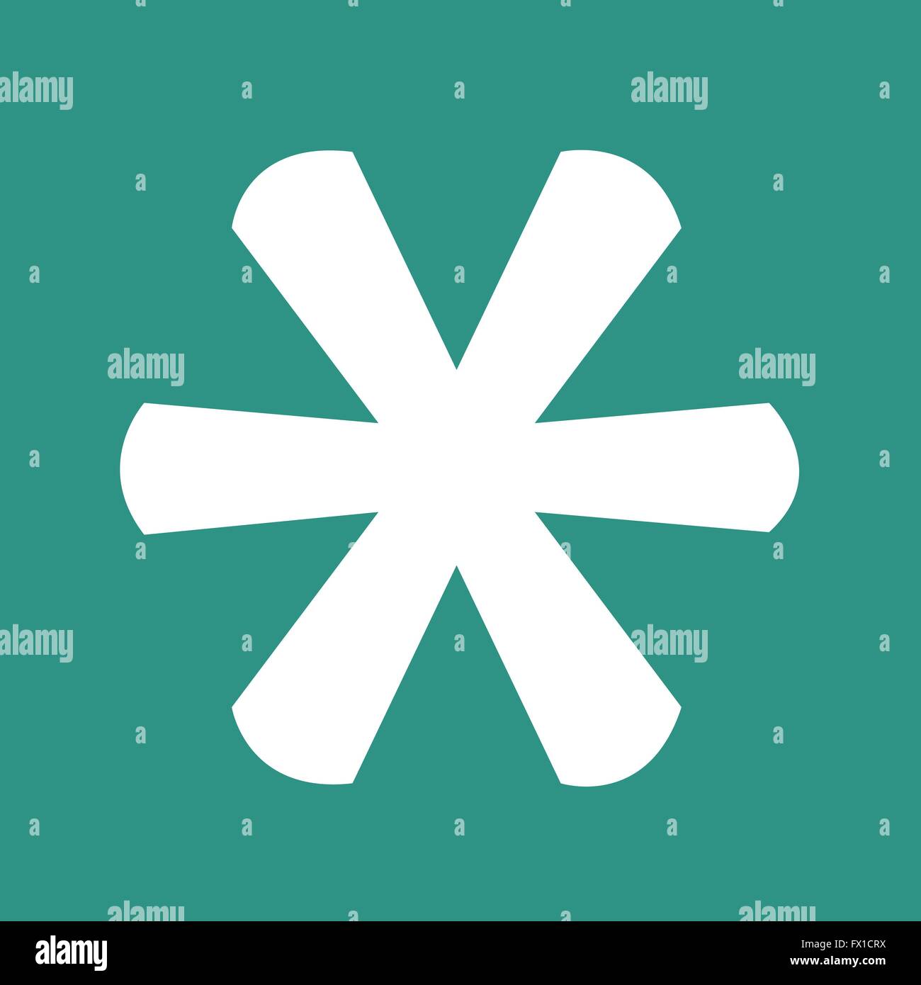 Asterisk Footnote sign icon Stock Vector Image & Art - Alamy