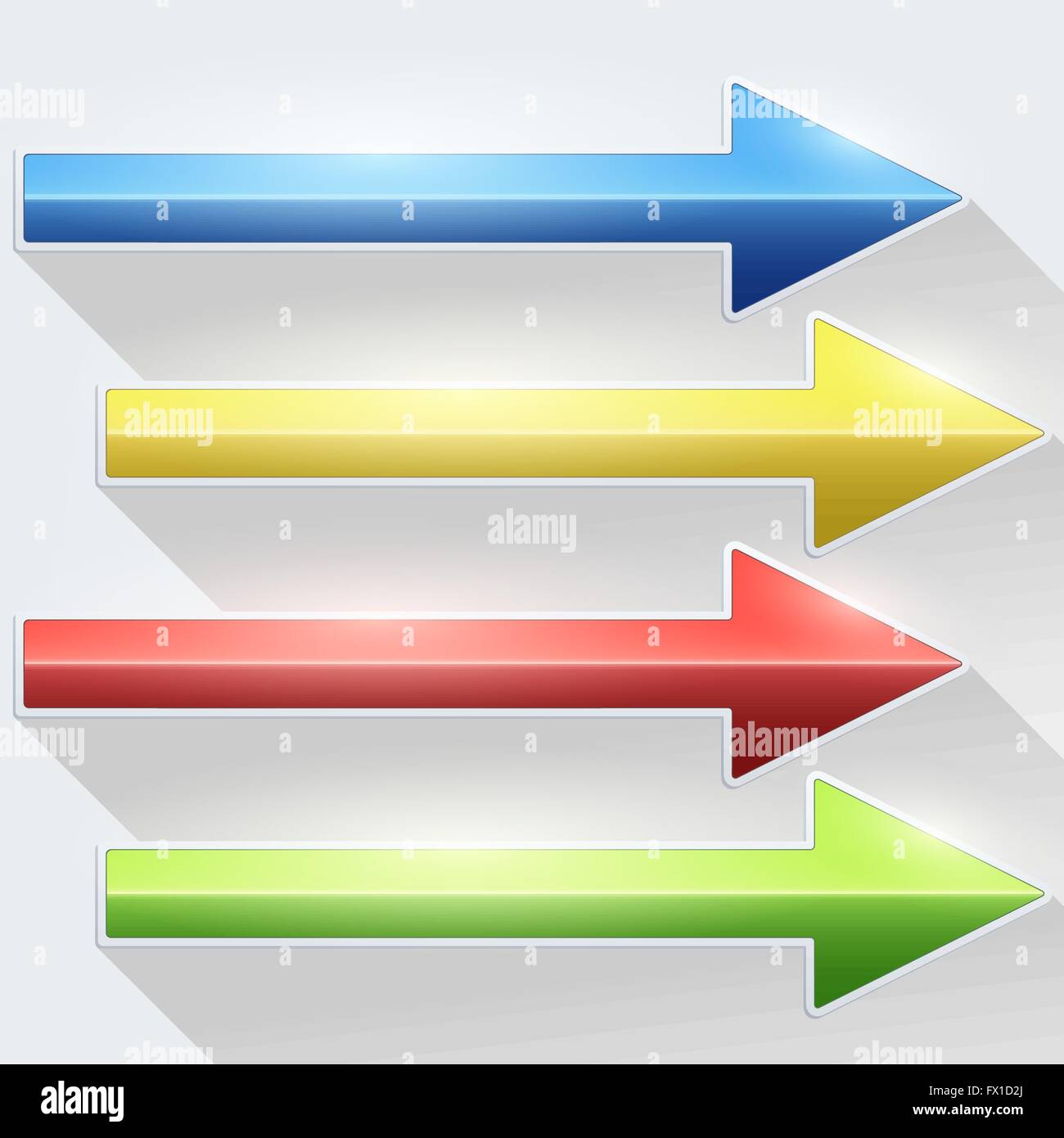 vector bright arrows Stock Vector Image & Art - Alamy