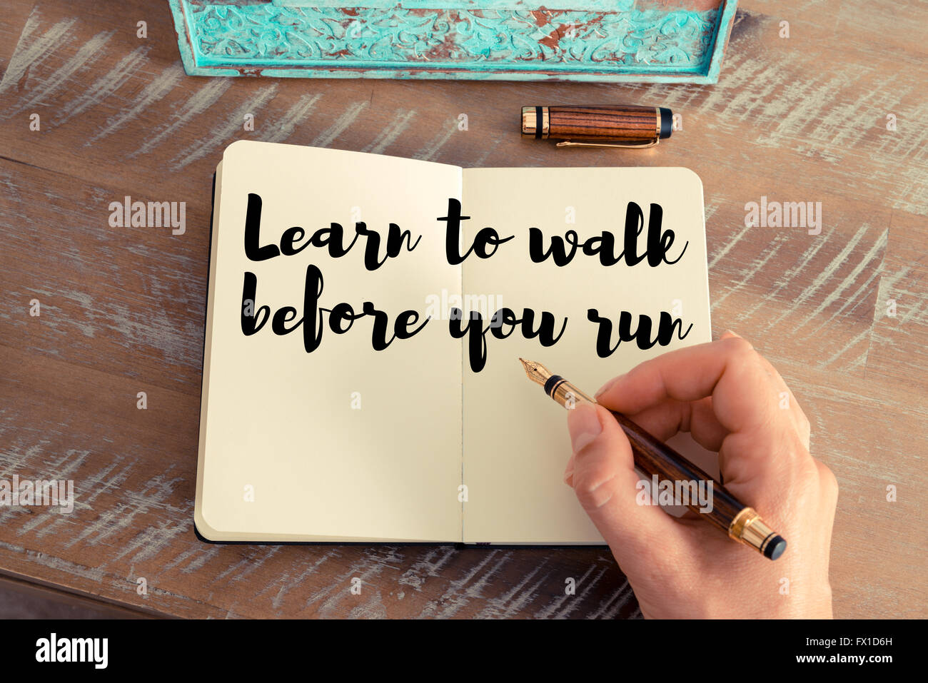 Walk before you run hi-res stock photography and images - Alamy
