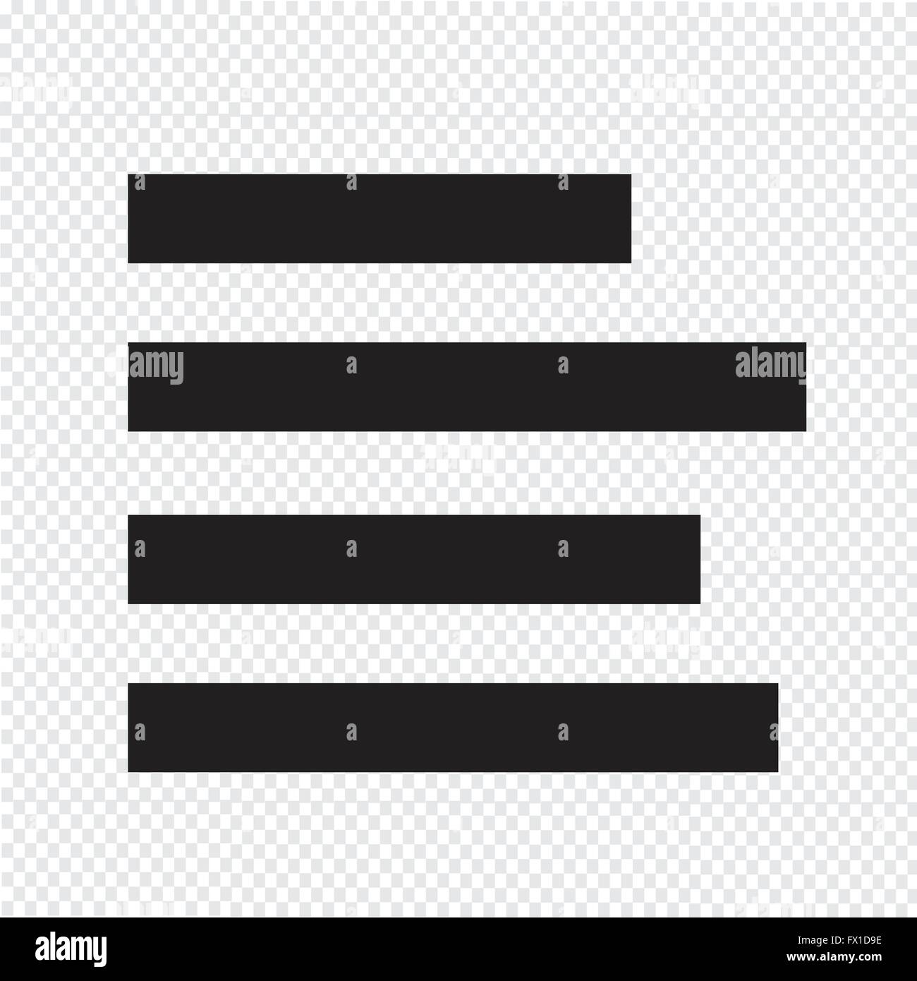 align left icon sign Illustration Stock Vector Image & Art - Alamy