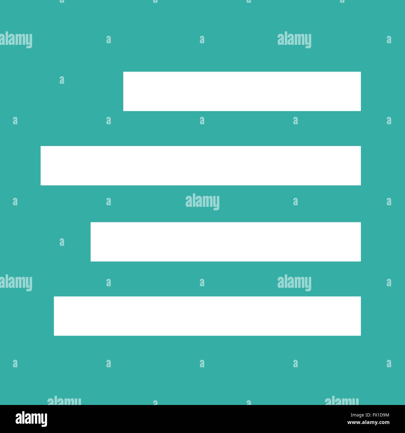 Align Text Right Icon Sign Illustration Stock Vector Image And Art Alamy 