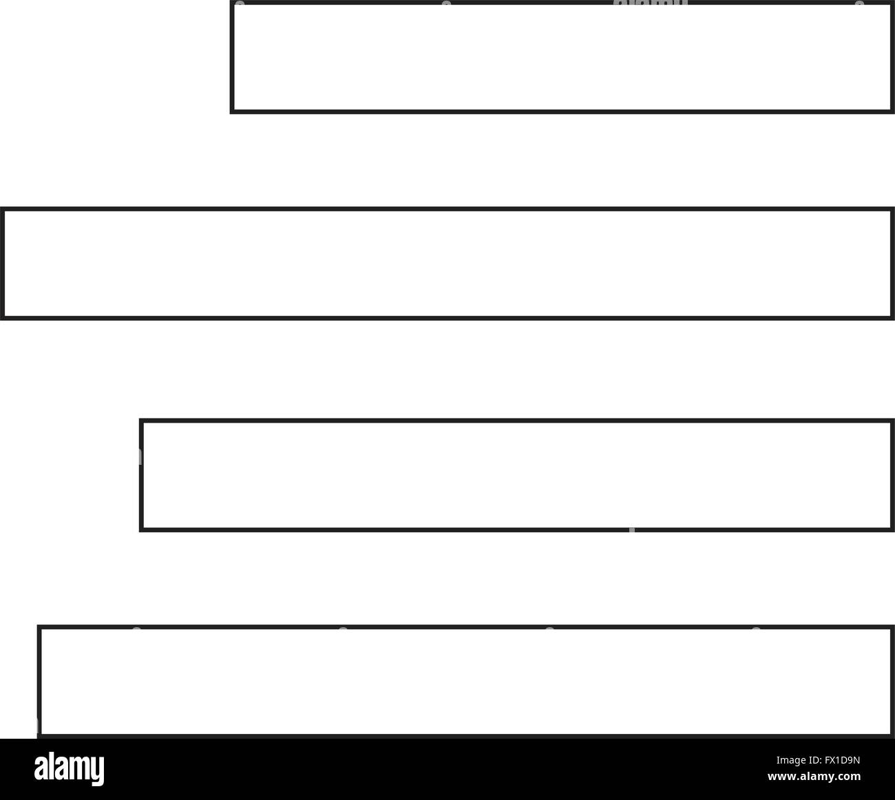 Align Text Right icon sign Illustration Stock Vector Image & Art - Alamy