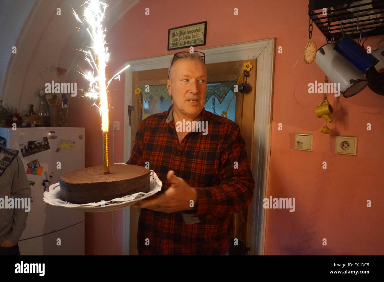 Man's 60th birthday Stock Photo - Alamy