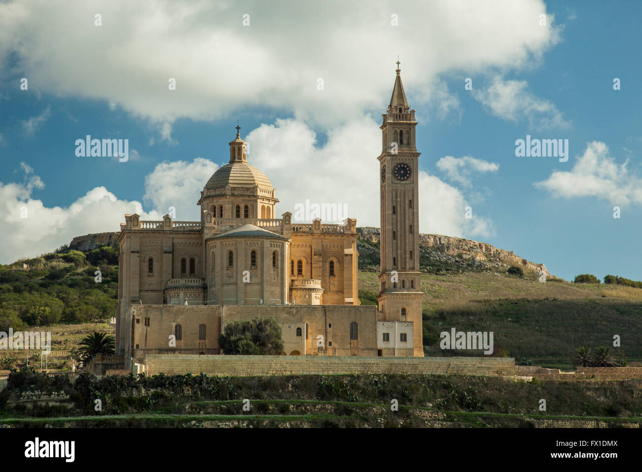 Ta' Pinu church basilica in Gharb, Gozo, Malta Stock Photo - Alamy