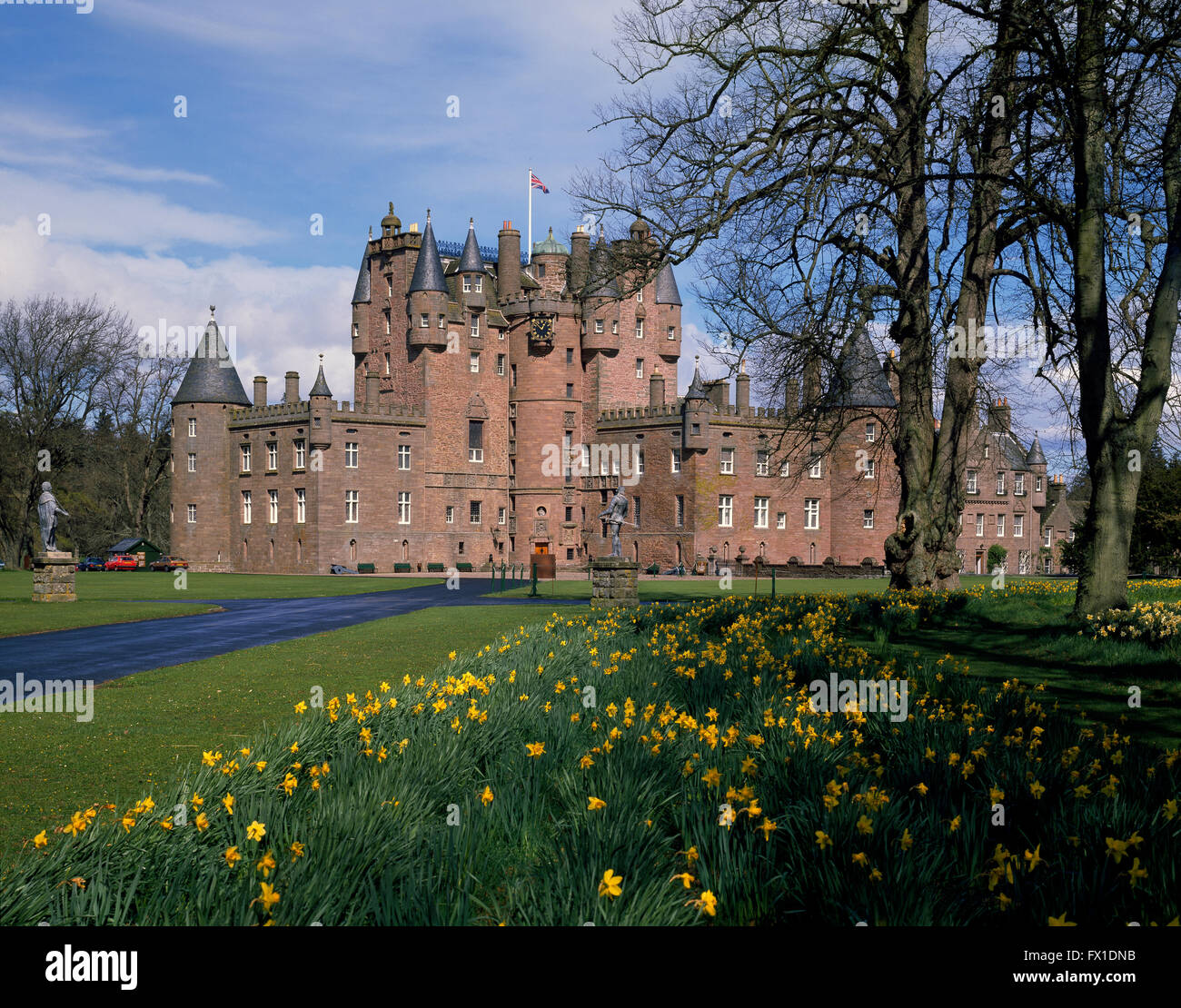 Glamis Castle Angus Scotland United Kingdom Stock Photo - Alamy
